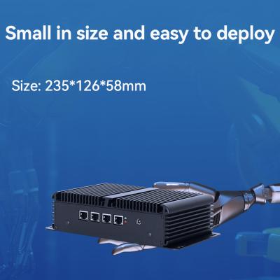 China Celeron N5105 Prozessor mit vier LAN und 1HDMI 1DP Netzwerk Mini-PC zu verkaufen