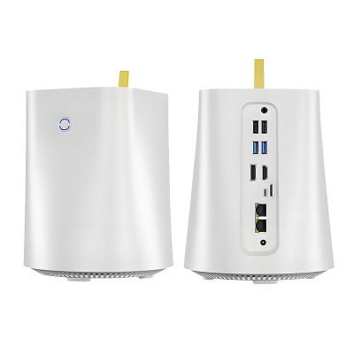 China NAS Host AMD R3 3200U Processor 2 Intel I225V Gigabit LAN 2 USB2.0 2 USB3.0 DDR4 1 HD-MI Win10 Win11 Ubuntu Mini Computer for sale