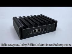 인텔 N100 산업용 미니 PC 듀얼 LAN 듀얼 COM DDR4 16G 램 홈 오피스