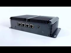 DDR4 16G RAM インテル N100 ファンレス インダストリアル ミニ PC 4 LAN デュアル COM Linux WIFI