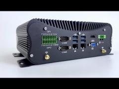 Intel Core i5 Series Processors Fanless Industrial PC With Dual LAN 6 COM DDR4 RAM