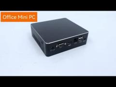 Intel Core I5 7200U Schwarzer Minicomputer mit DDR3L 16 GB RAM Einzel-LAN für Büro