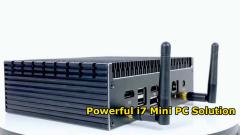 Intel Core I7 1270P Processor Mini PC Soft Router Firewall With 2 LAN 2 HD-MI 1 DP 1 Type-C For Dail
