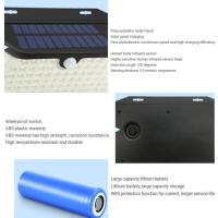 China 240V Motion Sensor Solar Powered LED Wall Light Wireless Outside Security Wall Lights for sale