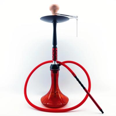 China Home Hookah Glass Bottle Modern Design Smoke Round Base Height 25 CM for sale