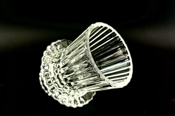 Quality Easy Clean Clear Glass Candle Holders For Elegant Home Decor for sale