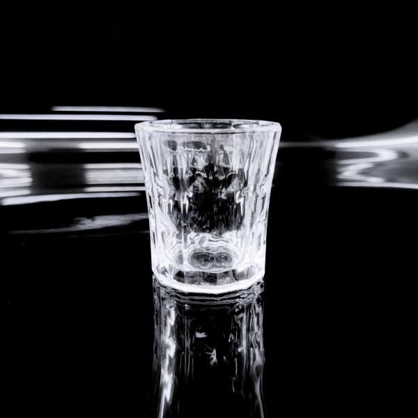Quality 58ml 6 Pieces Glass Shot Cups Thick Base For Tasting Samples / Entertaining for sale