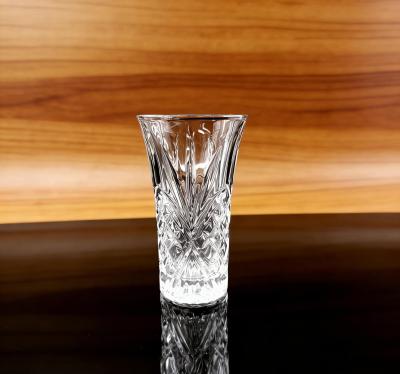 China Transparent Crystal Glass Cups , Elegant Glass Cups 55ml For Bars / Restaurants / Events for sale