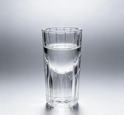China Crafted Lead Free Crystal Cups ,  Transparent Straight Glass Cups for sale