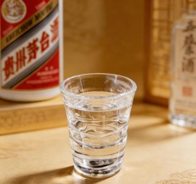China 11ml Glass Shot Cups 4.5cm Height Transparent with Heavy Base for sale