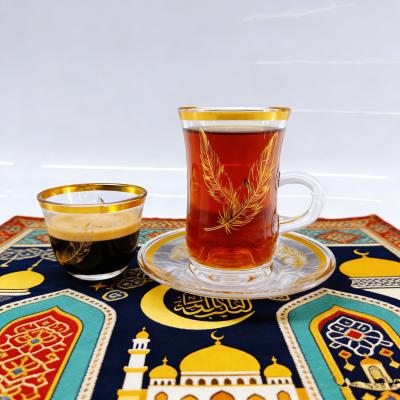 China 36PC Cups Set with feather Design Great Choice for Hotels Restaurants Cafes for sale
