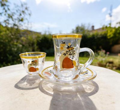 China Machine-Made Craftsmanship gives each glass tea cup a unique, 36Pcs/set Suitable for any Occasion for sale
