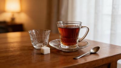 China 120 Grams Per Cup Durable Glass Drinking Sets 18pcs Set Glass Tea Cups 6pcs Turkish Cups 6pcs Saucers 6pcs Cawa Cups Offering Perfect Solution For Catering Services for sale
