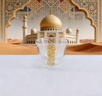 Quality Eco Friendly Premium Glass Cup 65ml Arabic Coffee Cups Set For Multiple for sale