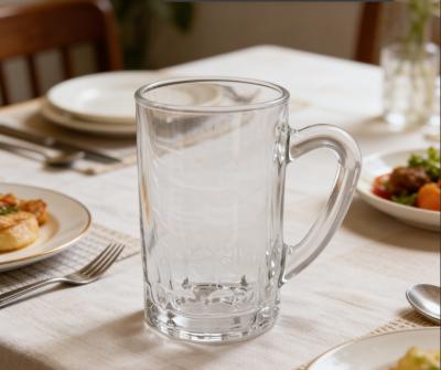 China Compact 6-Pack 88ML Lead-Free Crystal Glass Cups with Handle - Ideal for Tea, Coffee & Small Drinks for sale