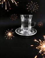 Quality Elegant 12 Piece Glass Cup Sets 110ml For Hospitality Industry Hotels Restaurant for sale