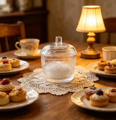 China Height 125mm Elegant Glass Candy Bowls Ideal for Retail Display and Special Event Styling for sale