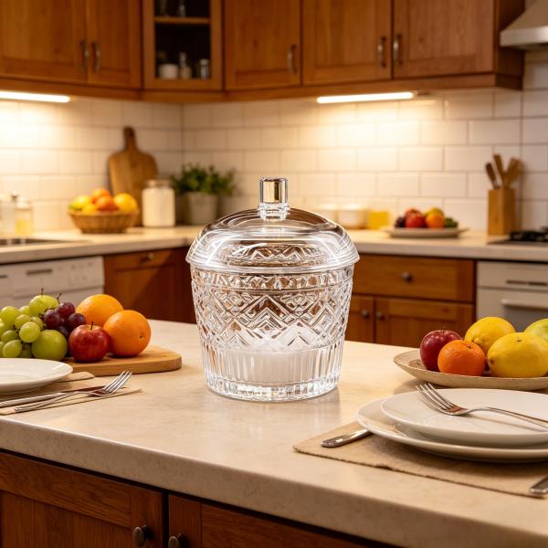 Quality Glass Decorative Glass Candy Bowls OEM ODM Versatile Elegant Clear Bowls Suitable for Candy Storage and Gift Presentation for sale