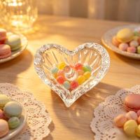 Quality 185 Grams Decorative Glass Candy Bowls Durable Transparent Bowls Ideal for Candy for sale