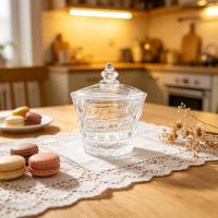 Quality Contemporary Elegant Glass Candy Bowls Engineered for Restaurants Cafes and for sale