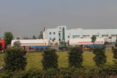 China 25.99 tons Propane Road Tanke Semi-trailer 56.1 m3 lpg tanker for sale for sale