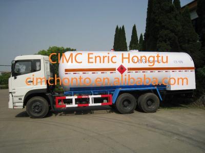 China CIMC Enric Hongtu 12 M3 5.040 tons Propane LPG used gas tank truck for sale