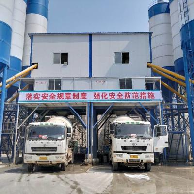China HZS180 Betonmenginstallatie JS3000 Tweeastig mengmechanisme met een productiviteit van 180 m3/uur voor een soepele werking Te koop