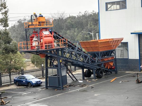 Quality Ready Mix Concrete Mobile Batching Plant Small Elba Central Mixer Machines for sale