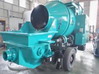 China Small Concrete Mixer With Pump Hose Self-Loading Mixer for sale