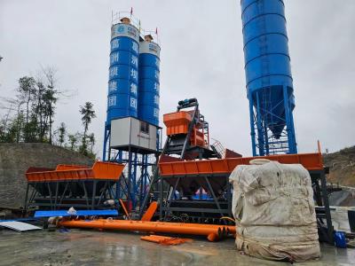 中国 混凝土混合工場 固定混凝土混合ステーション 25m3 から 240m3/h 販売のため