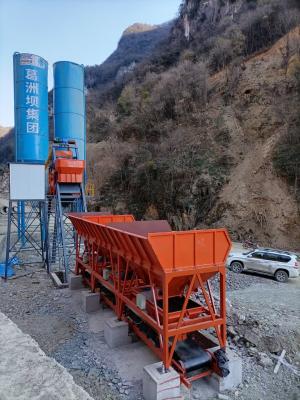 China Bucket type fully automatic compact concrete plant ready mix concrete batching plant for sale