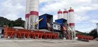 China HZS75 Ready Mixed Concrete Batching Plant Large Capacity For Construction Engineering for sale