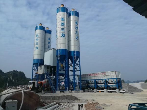 Quality Fully automatic 120m3/h HZS 60 to 240 m3 central concrete plant equipment cement for sale