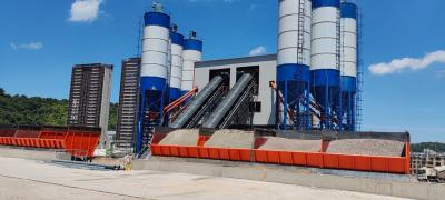 Cina Hzs120 Germania Dry Mobile Ready Mixed Beton Batch Plant in vendita in vendita