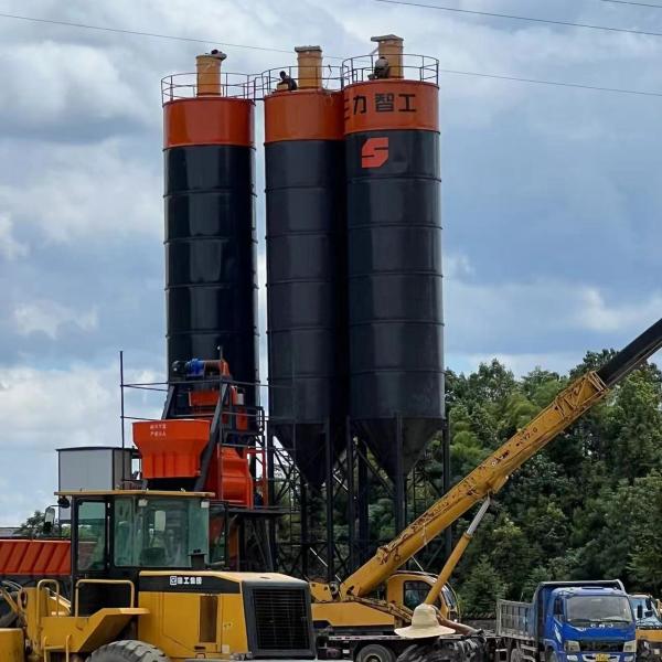 Quality Ready Mix Concrete Plant Machinery 75m3 Concrete Plant for sale