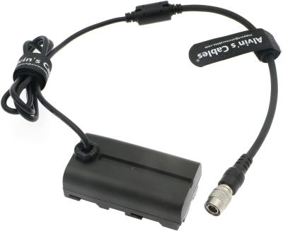 China NP F550 Dummy Battery To Hirose 4 Pin Male Power Cable For Sony To Feelworld Monitor 7'' F7 Alvin'S Cables à venda