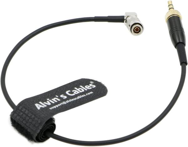Cable de Timecode de los cables de Alvin para Canon R5C de la cerradura TRS de la sincronización 3.5m m del tentáculo de la deidad al estruendo de ángulo recto código de 1.0/2.3 veces