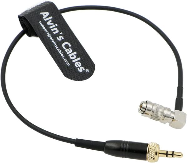 Cable de Timecode de los cables de Alvin para Canon R5C de la cerradura TRS de la sincronización 3.5m m del tentáculo de la deidad al estruendo de ángulo recto código de 1.0/2.3 veces