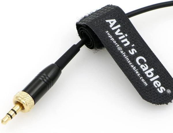 Cable de Timecode de los cables de Alvin para Canon R5C de la cerradura TRS de la sincronización 3.5m m del tentáculo de la deidad al estruendo de ángulo recto código de 1.0/2.3 veces
