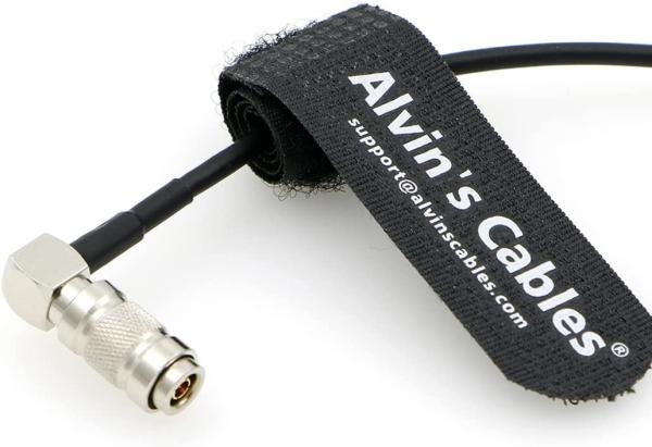 Cable de Timecode de los cables de Alvin para Canon R5C de la cerradura TRS de la sincronización 3.5m m del tentáculo de la deidad al estruendo de ángulo recto código de 1.0/2.3 veces