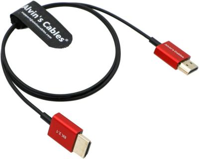 China Alvin'S Cables 8K HDMI 2.1 Cable 48Gbps High Speed Ultra Thin HDMI Cable For Atomos Ninja-V 4K-60P 6K-Record, Z-CAM zu verkaufen
