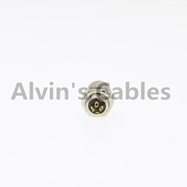 Straight Panel Mount Circular Connector HR10A-7R-4S Hirose 4 Pin Female