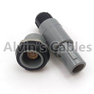 China 6 Pin LEMO Connector Plug And Socket LEMO 1 P PAG / PLG 6 Pin Plastic Series for sale