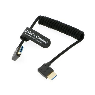 China 8K 2.1 HDMI Hochgeschwindigkeitsgeflechtes Kabel mit rechten Winkel für Atomos Ninja V, Portkeys BM5 Monitor zu verkaufen