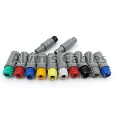 China Push Pull Connector 4 Pin Series P Medical Plastic Substitute PRG Plug Connector For Free LEMO 4 Pin Female Connector for sale