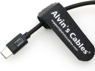 China PD USB-C Type-C to Lock DC 12V Coiled Power Cable for Blackmagic Video Assist| Atomos Shogun| SmallHD| Feelworld Monitor for sale