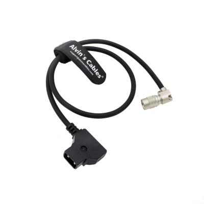중국 알빈스 케이블 회전 가능한 오른쪽 각 Hirose 4 핀 남성 D-tap 전원 케이블 소리 장치 688 644 633 MixPre-10 ii, 판매용