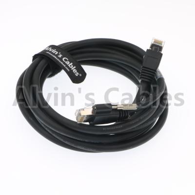 China Alvin's Cables GigE Cat6 S STP Screw Lock Horizontal RJ45 DrC Cable for Basler Cameras 3M for sale