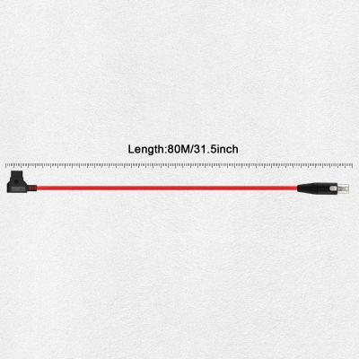 China Alvin's Cables TVLogic Power Cable Mini XLR 4 Pin Female to D-Tap Ultra Soft Cable for TVLogic Field Monitor for sale