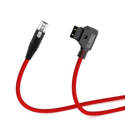 China Alvin's Cables TVLogic Power Cable Mini XLR 4 Pin Female to D-Tap Ultra Soft Cable for TVLogic Field Monitor for sale